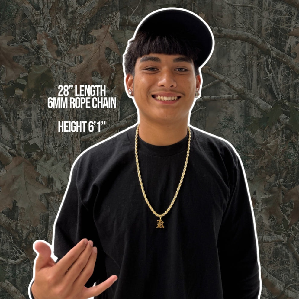 6mm Rope Chain – DRIPP HAWAII